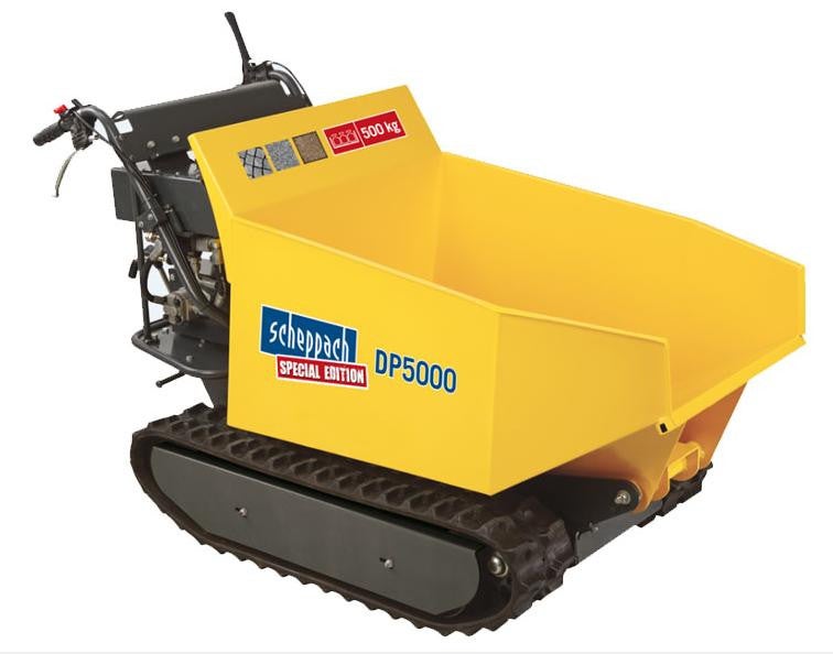 Mini-transporteur 4 Temps à essence 6,5 CV Dumper DP5000 Scheppach ...
