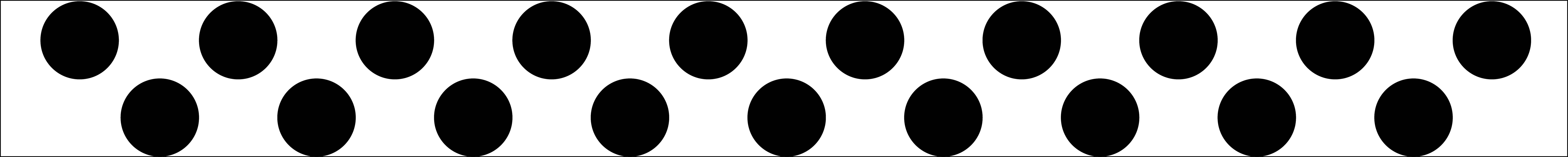 Lot 2 bandes 100mm x 1m - Double ronds Noir - 4640235 | Leroy Merlin