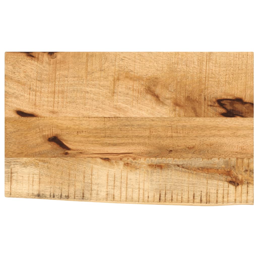 Dessus de table 50x20x3,8 cm bord vif bois massif manguier brut | Leroy Merlin