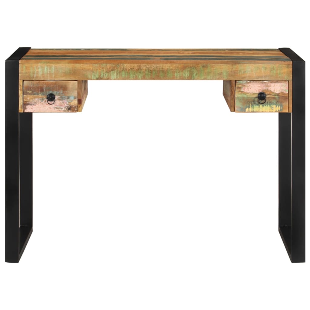 Bureau en bois massif recyclé | Leroy Merlin