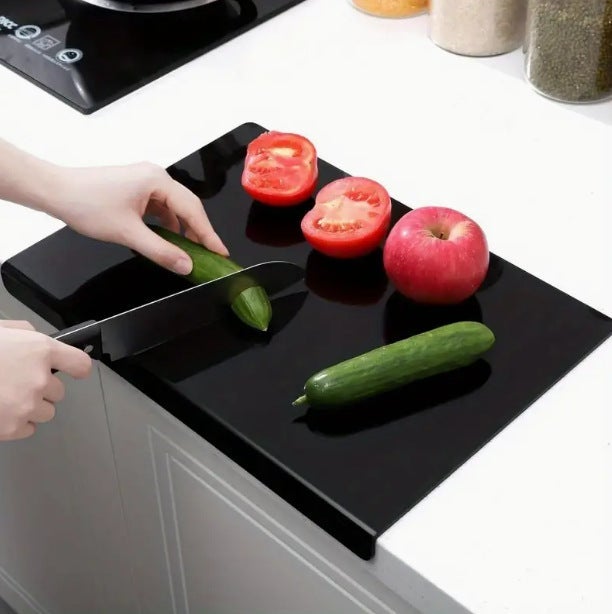 Tabla de cortar de acrílico con borde de protección para la cocina, 40 ...
