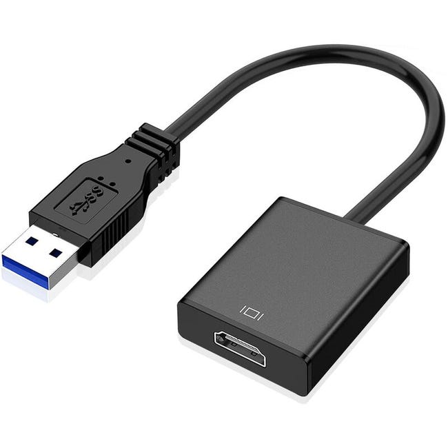 Adaptador de audio y vídeo USB 3.0/2.0 a HDMI, conversor de cable de ...