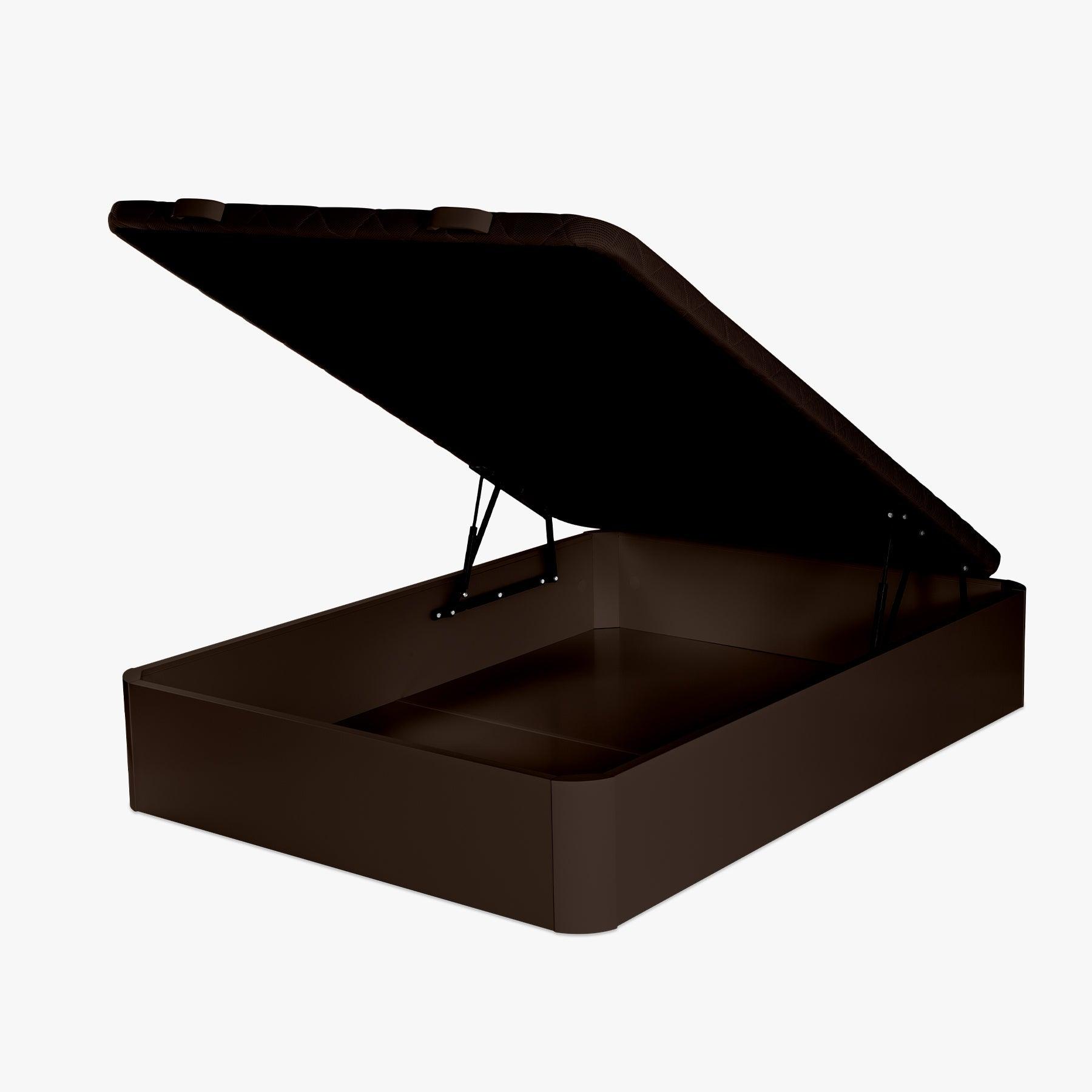 Divano letto imbottito in legno color wengé 150x210 | Leroy Merlin