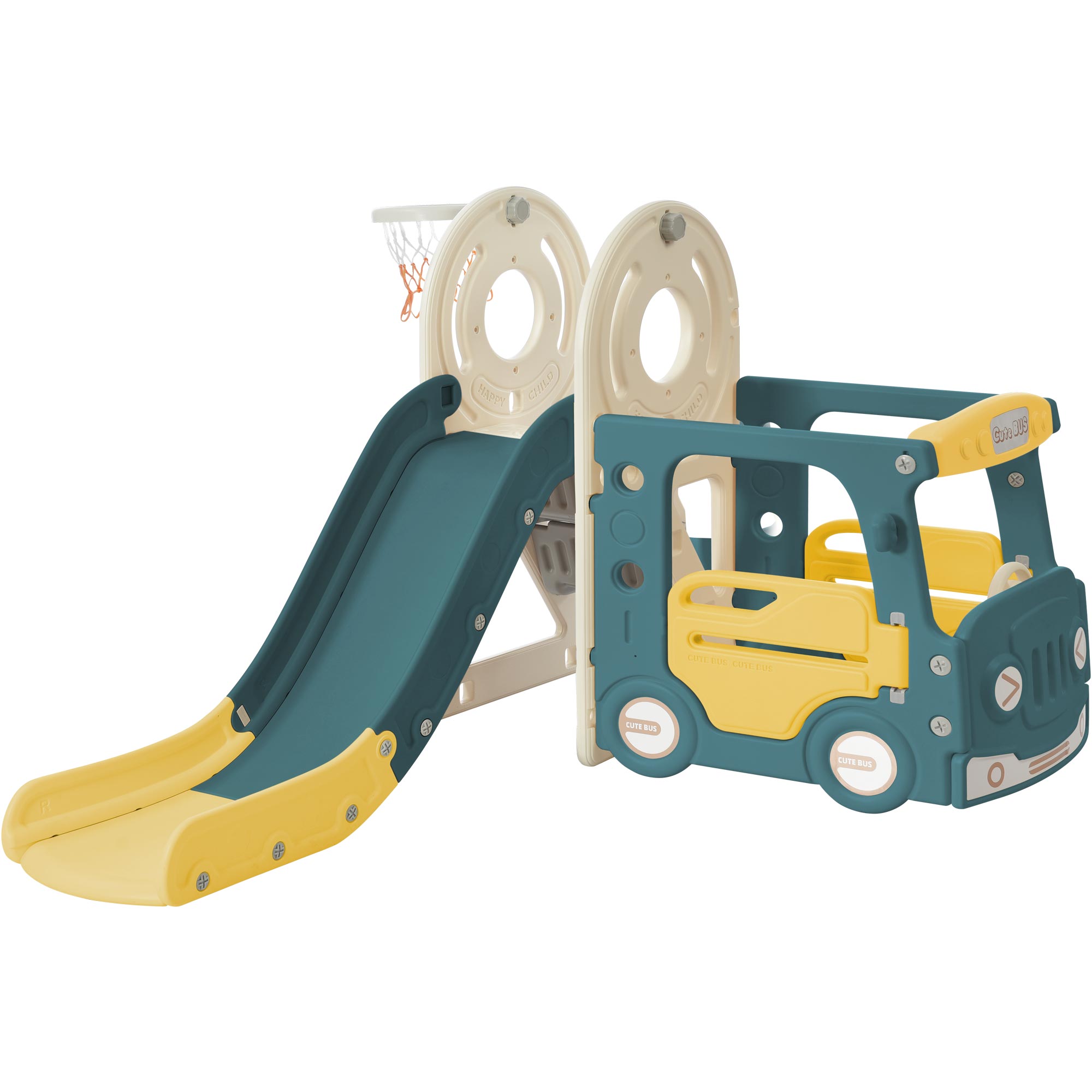 Toboggans et balançoires pour enfants, ensemble de toboggans pour ...
