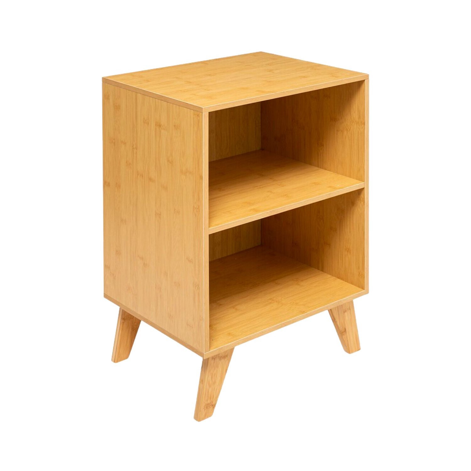 Mueble Modular de Bambú con 2 Niveles 70x45x35cm 7house | Leroy Merlin
