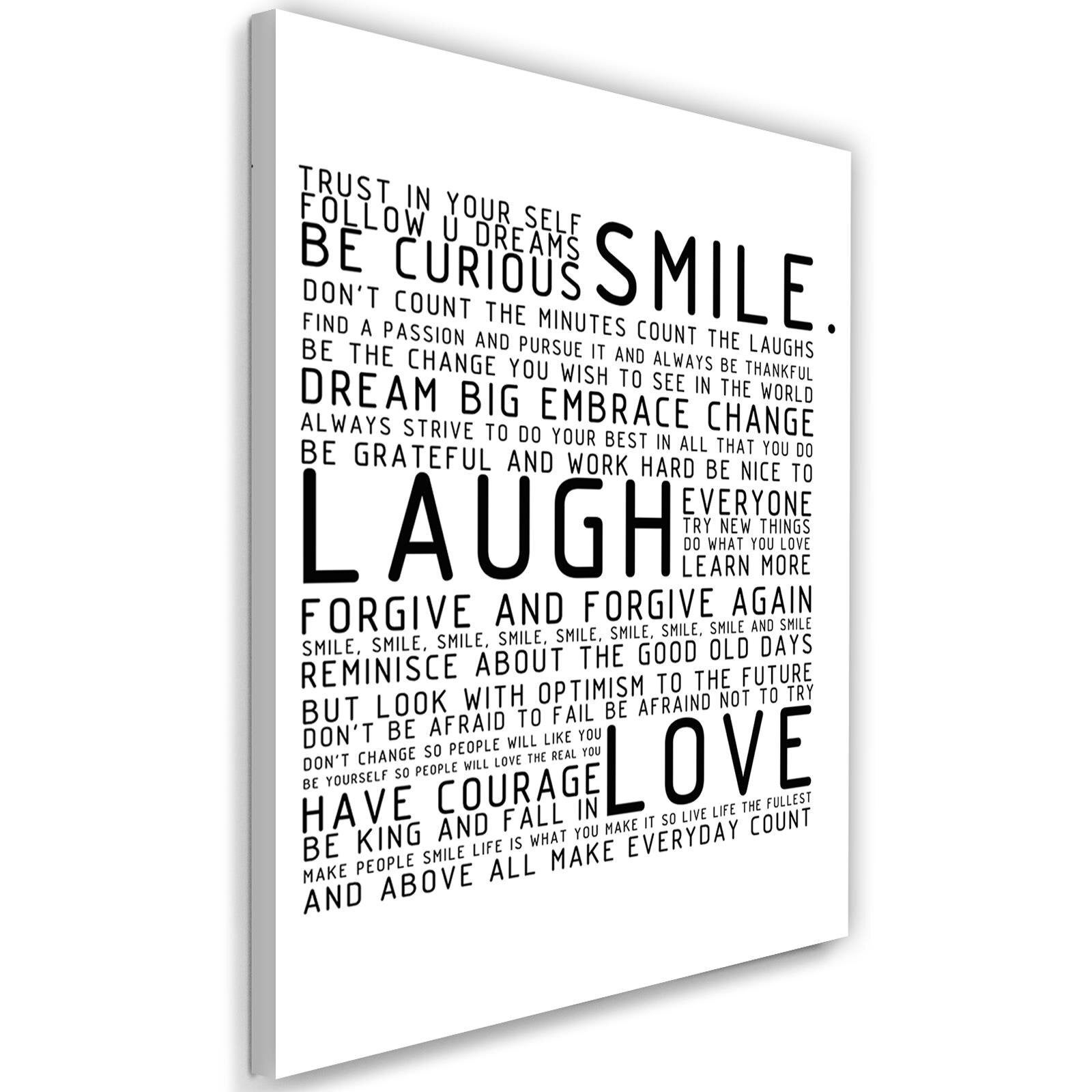 Tableau rire - 40 x 60 cm | Leroy Merlin
