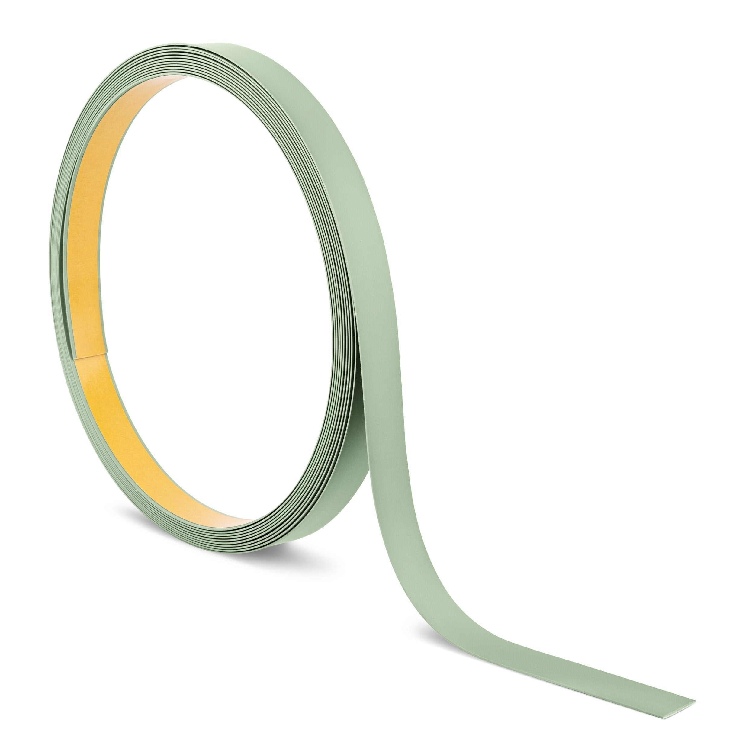 QUEST Barre plate en PVC 30 mm, 10m rigide avec colle, décorative, vert ...