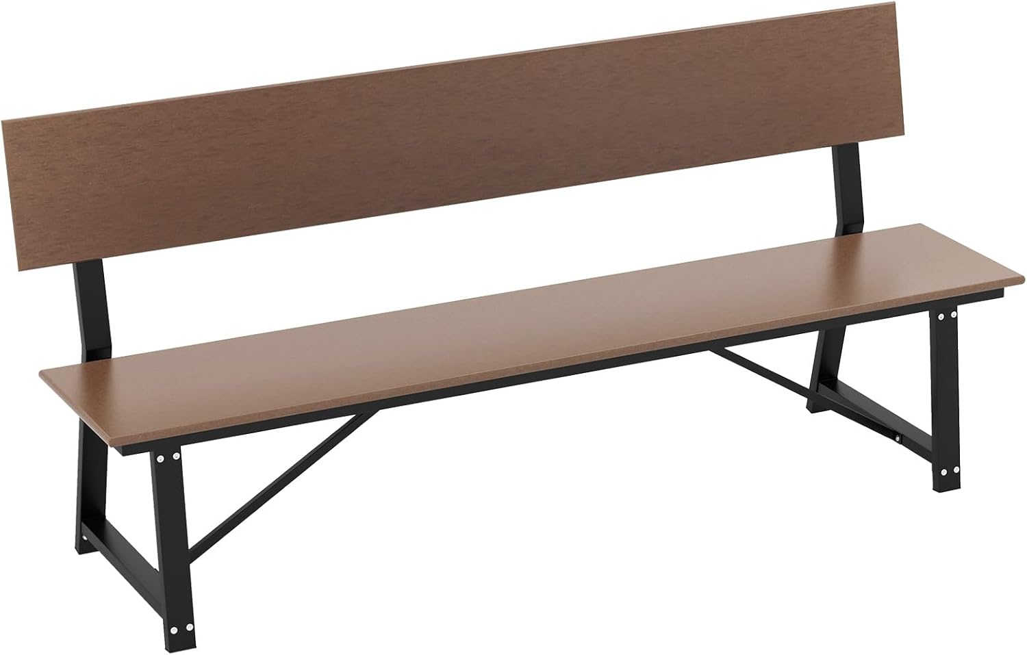 Banc de Jardin Extérieur pour 4 Personne, Banc de Patio 183CM avec ...