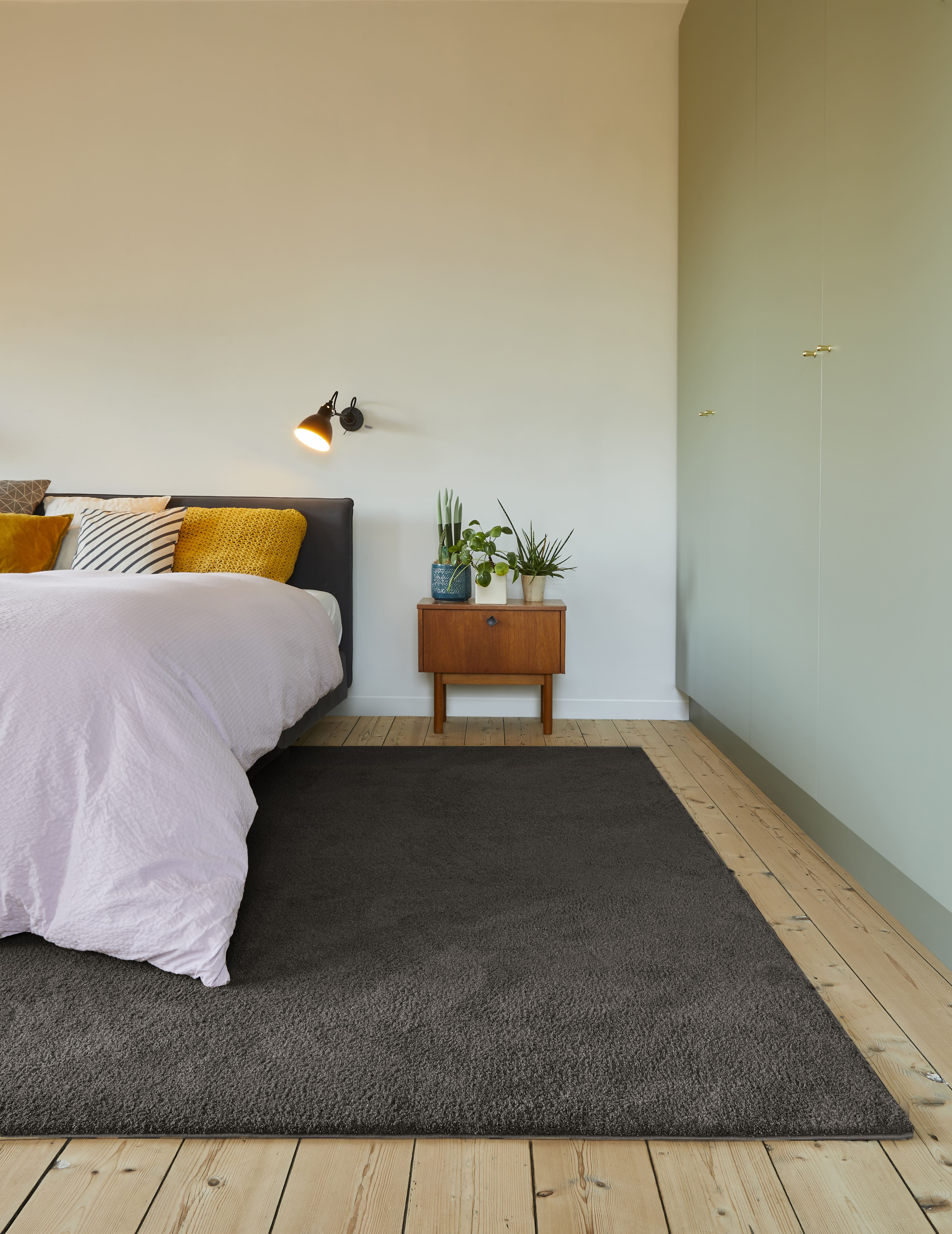 Carpet Studio Utah Tapis de Salon, Ultra Doux, 133x133cm, Anthracite ...