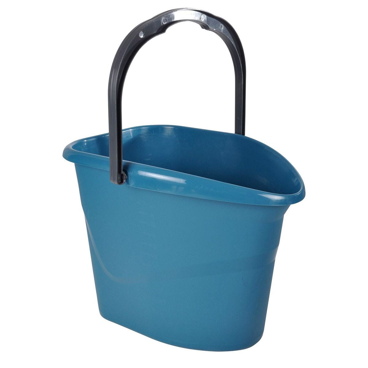 Seau avec Anse "Lavage" 15L Bleu Paon | Leroy Merlin
