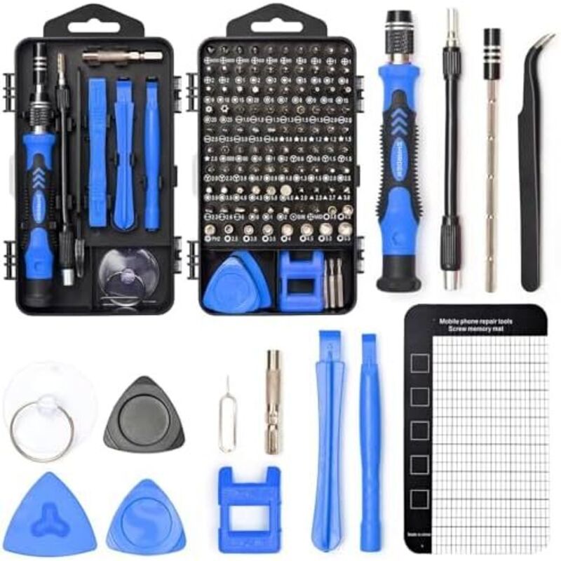 Kit Tournevis Magnétiques Précision 122 en 1 avec Étui, Réparation ...