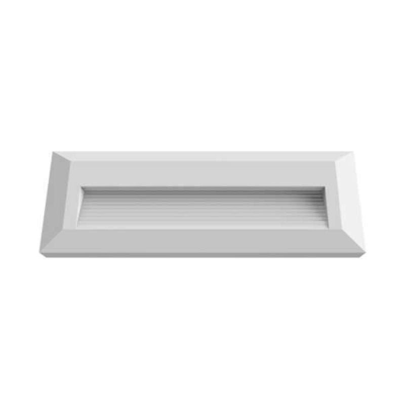 Baliza LED de superficie rectangular 3W 220V 65° IP65 para escaleras ...