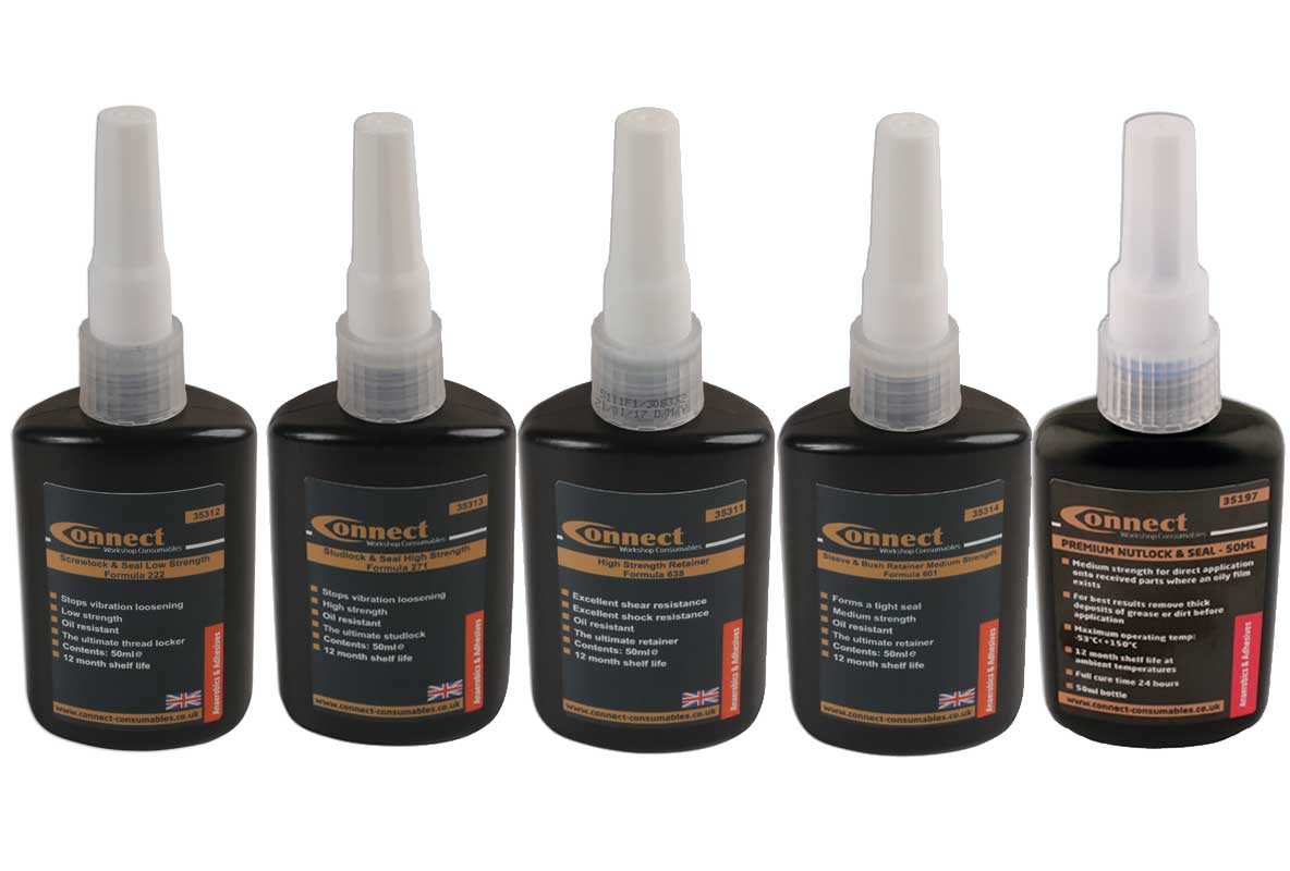 FREIN FILET ET FIXATION ASSORTIS 5 FLACONS DE 50 ml | Leroy Merlin