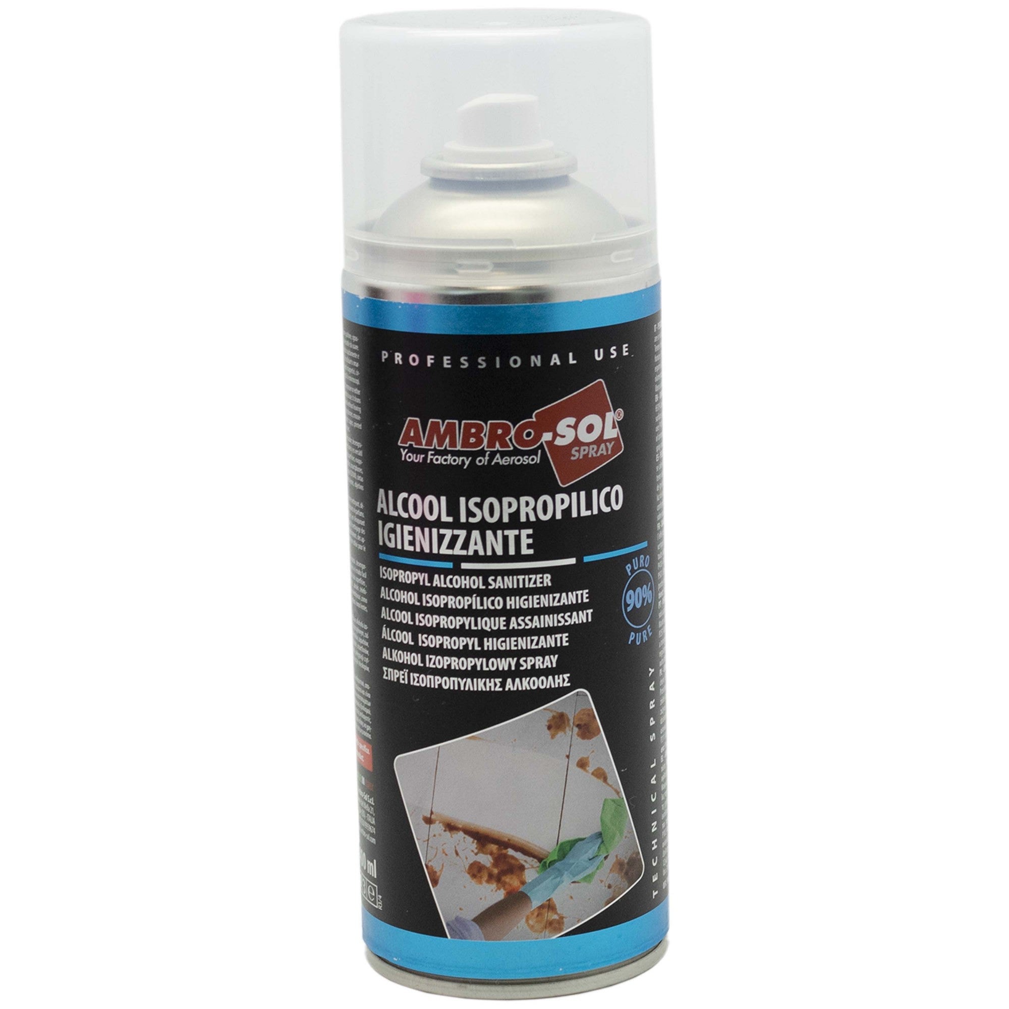 Ambro-Sol P305 Alcool Isopropilico Spray Igienizzante, Pulisce e ...
