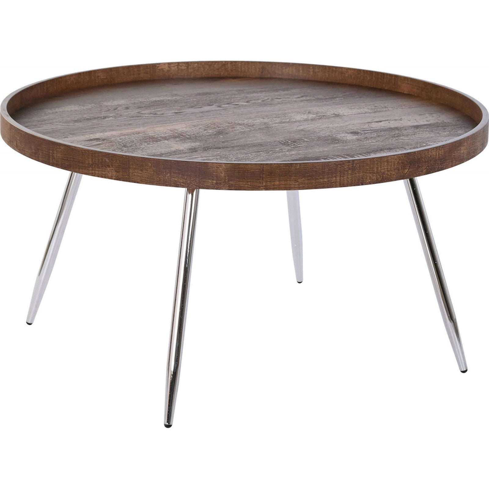 Table Basse Chic Bois Et Argent Pour Salon Moderne Leroy Merlin