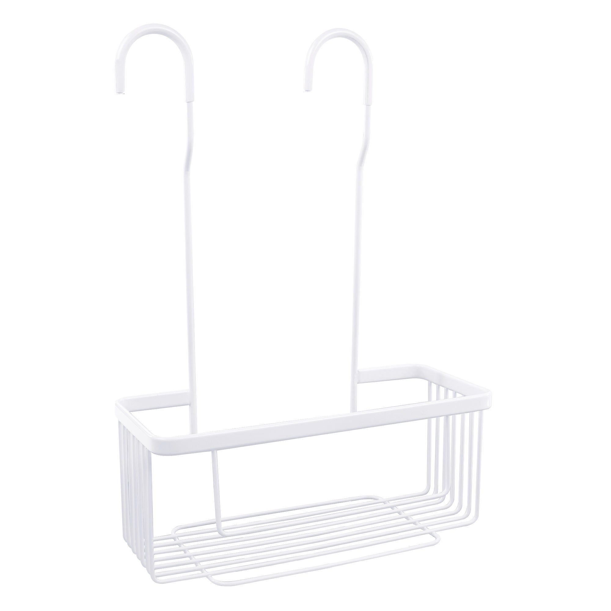 Cesto ducha colgante blanco-Acero inoxidable-Estante para colgar en ...