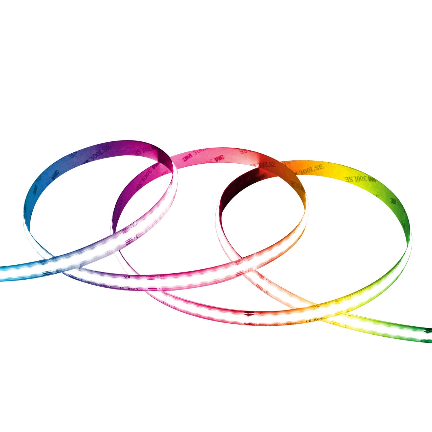 Ledkia Tira LED RGBW 24V DC COB 420 LED/m 5m IP20 CRI90 Ancho 12mm ...