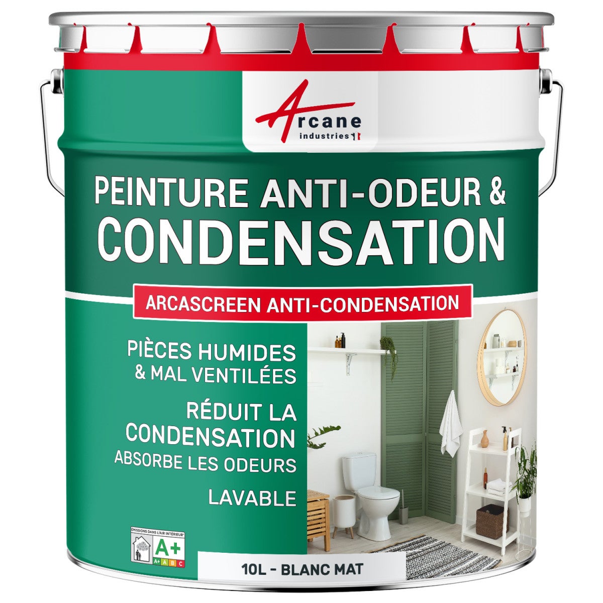 Peinture anti-condensation, anti odeur pour pièces humides : ARCASCREEN ...
