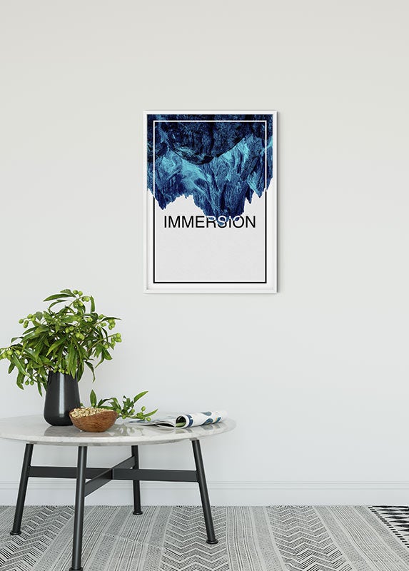 Poster di Komar - Immersion Blue - Dimensione: 40 x 50 cm | Leroy Merlin
