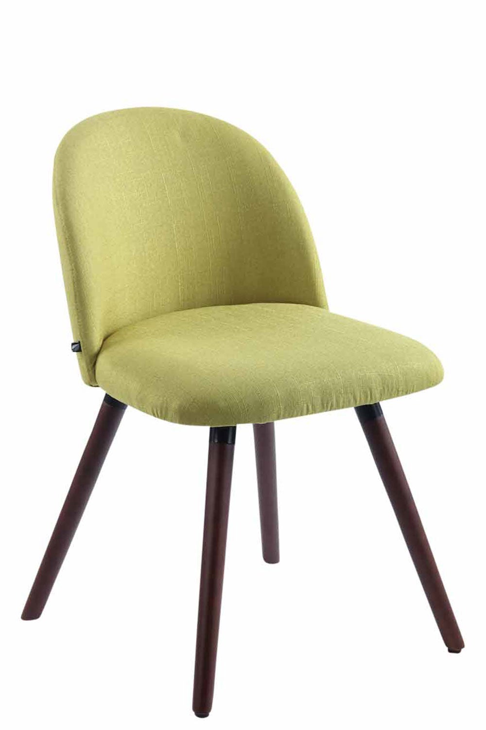 Chaise de salle à manger Nelson tissu noyer vert | Leroy Merlin