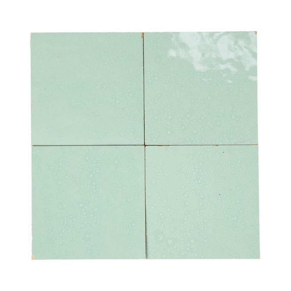 Zellige Marocain - 10x10 cm - Carrelage mur - Terre De Zellige 10x10 cm ...