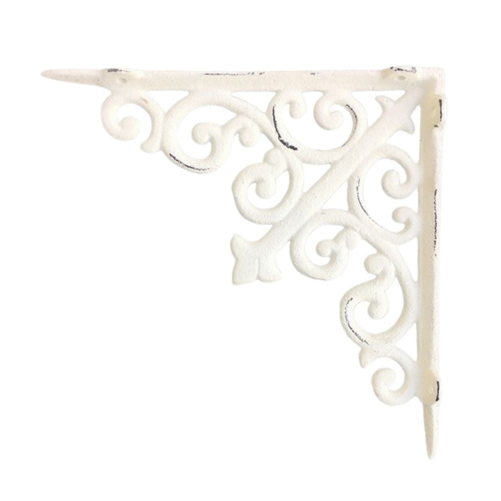 Equerre murale en fonte blanche 25.5 x 25.5 cm | Leroy Merlin