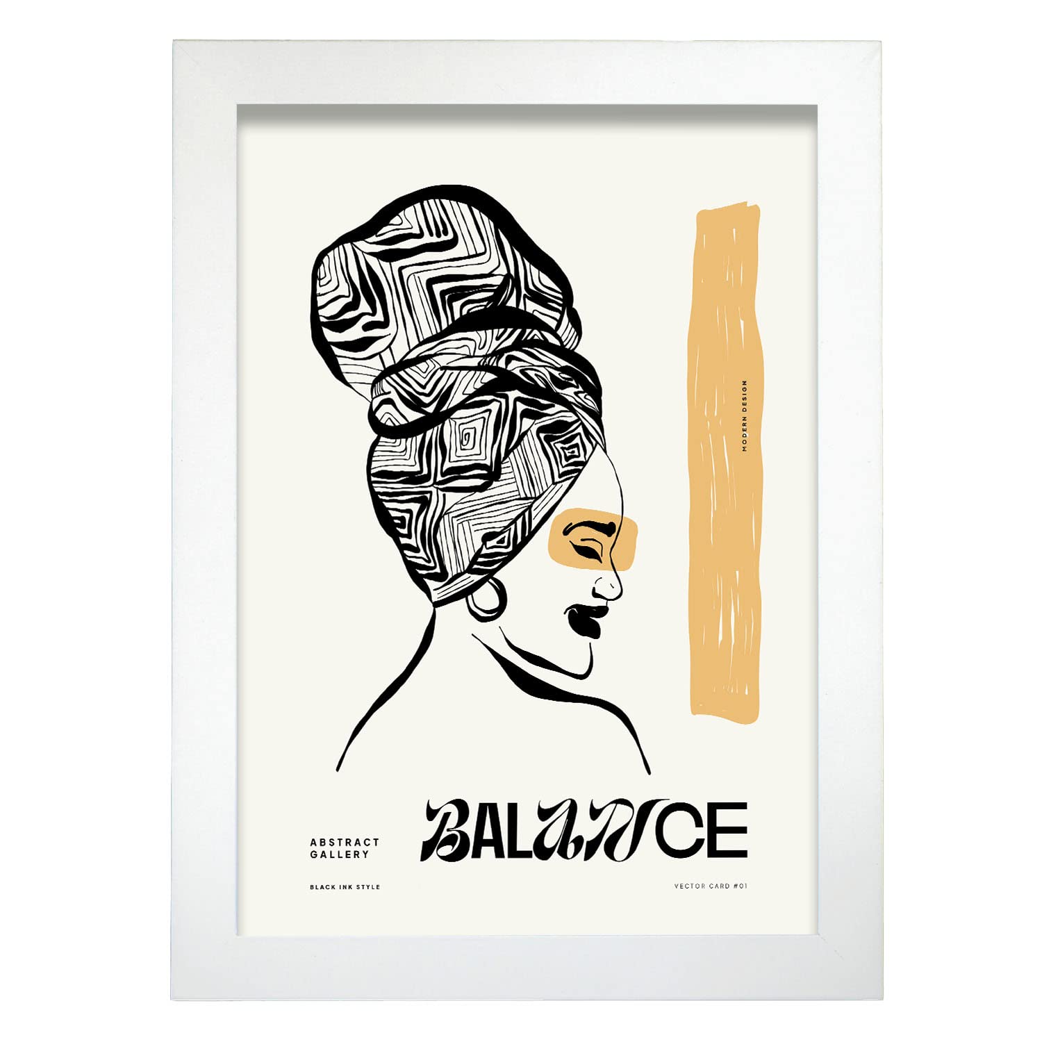 Illustrations À L'encre Noire Et Jaune. Inestimable. Illustrations ...