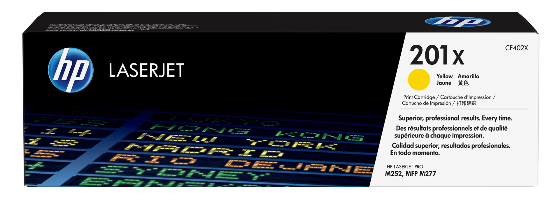 Hp cf402x toner jaune 201x imprimante laser | Leroy Merlin