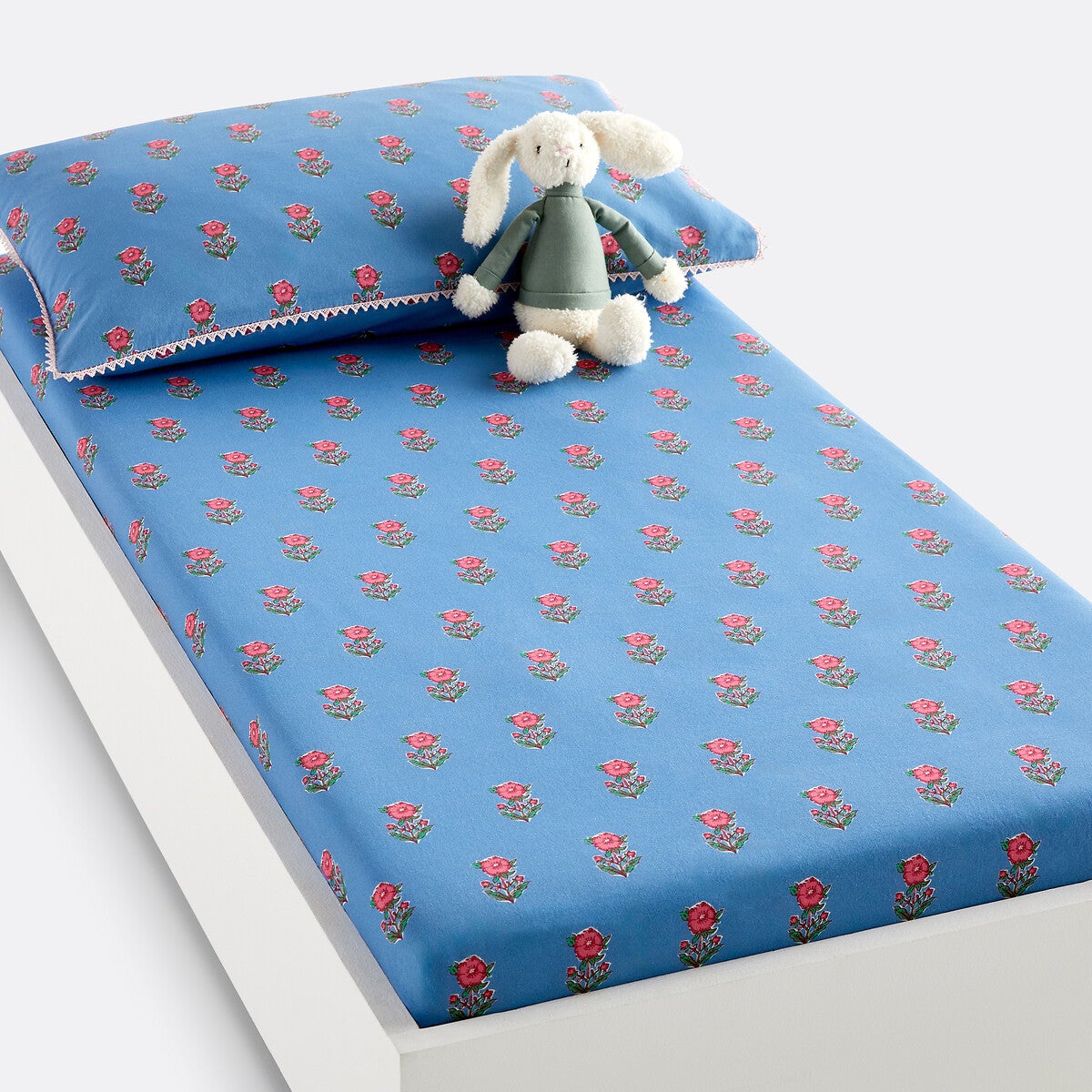 Drap-housse bébé 50% coton recyclé, Alanis - Imprimé - 70 x 140 cm ...
