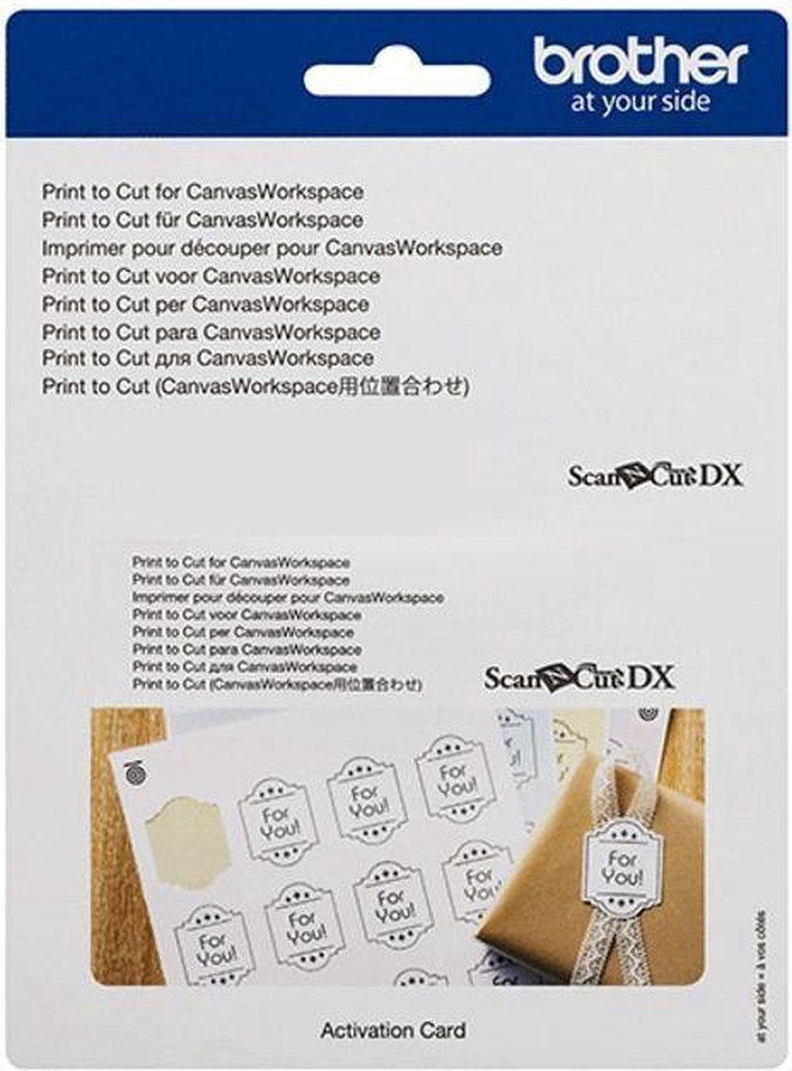 Carte d'activation Print to Cut - ScanNCut SDX - Brother | Leroy Merlin