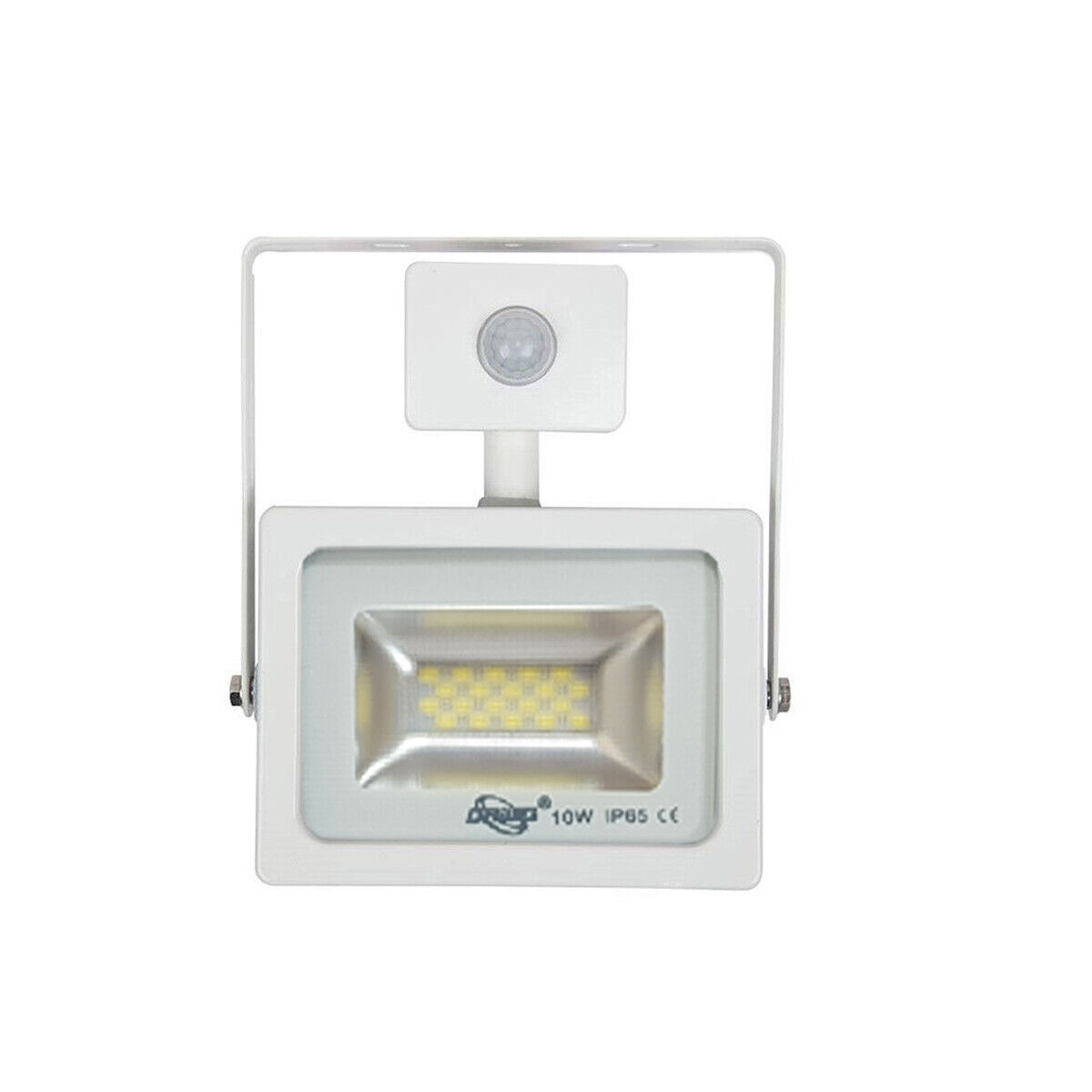 LUZ LED CON SENSOR 10W VATIOS LUZ BLANCA 6000K SLIM SMD CREPUSCULAR ...