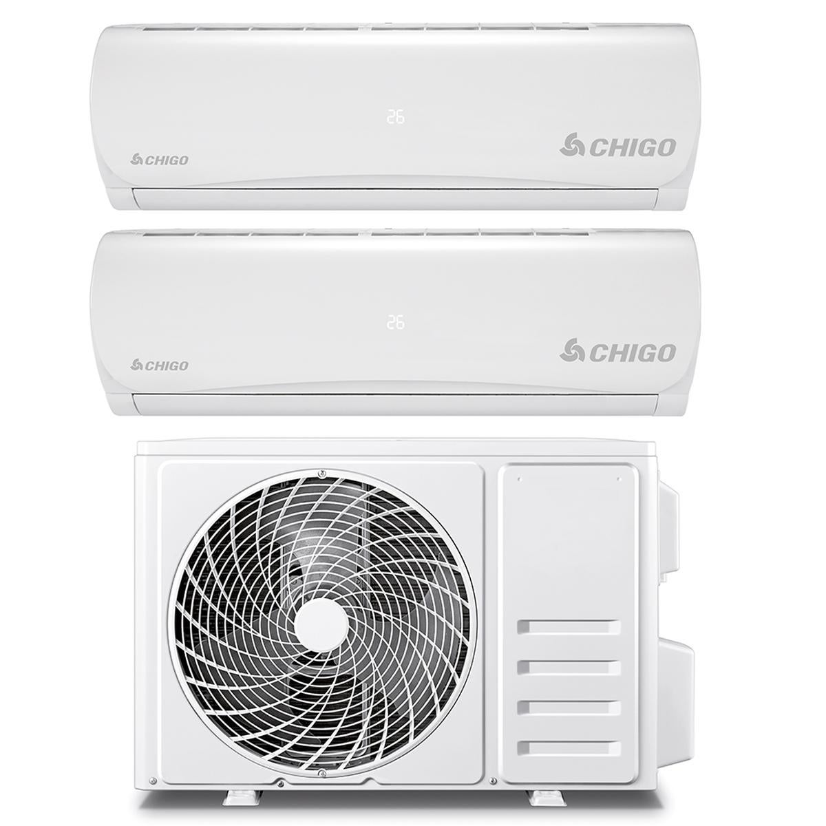 Condizionatore dual split 9000+12000 btu con inverter e WiFi Aero ...