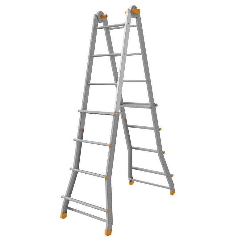 Scala Scaletto Multiuso Pratic in Acciaio 5 + 5 Gradini Colombo | Leroy ...