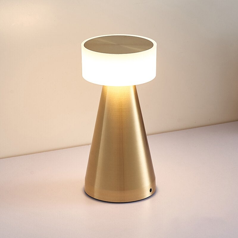 Lampe de Table LED Rechargeable USB, Lampe Tactile pour Restaurant ...