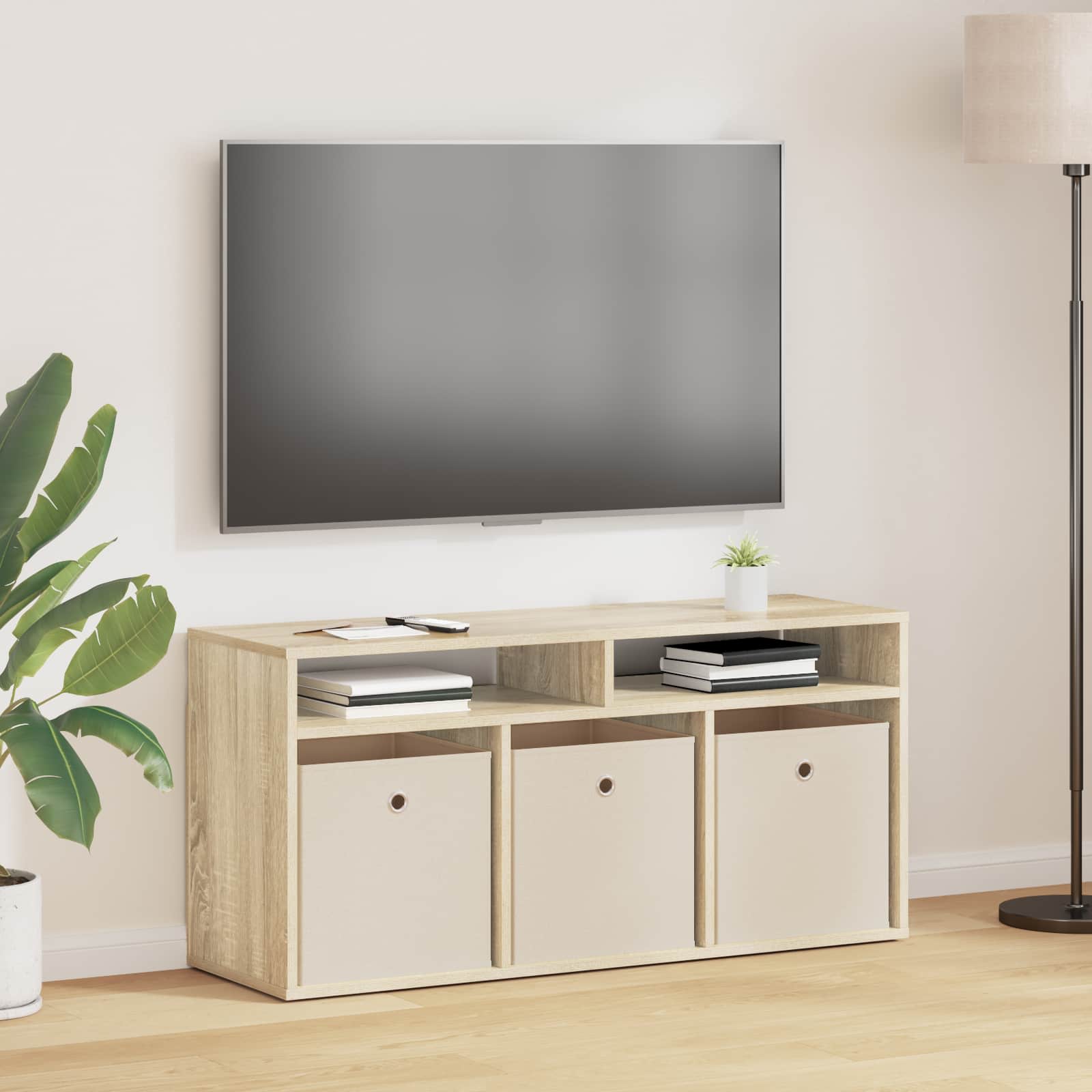 Basboard avec tiroir Chêne 102 x 32 x 48,5 cm | Leroy Merlin
