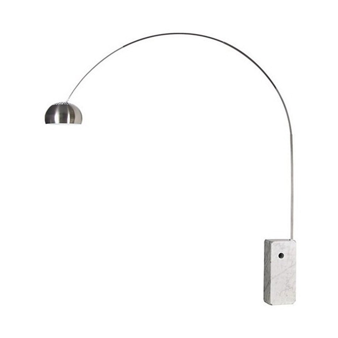 Lámpara de Pie ARCO - Base Rectangular Mármol Blanco | Leroy Merlin