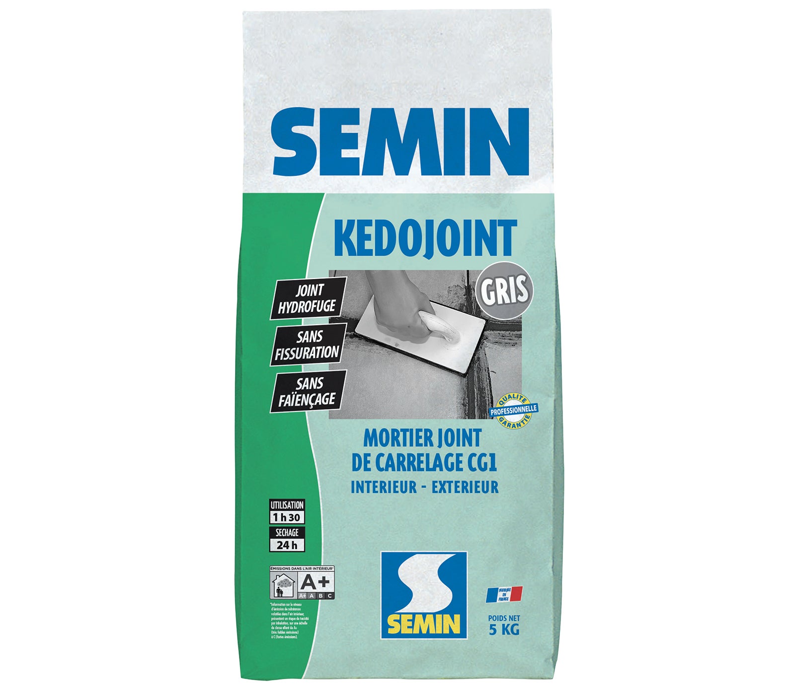 Joint en Poudre pour Carrelage Kedojoint Gris Semin, Intérieur ...