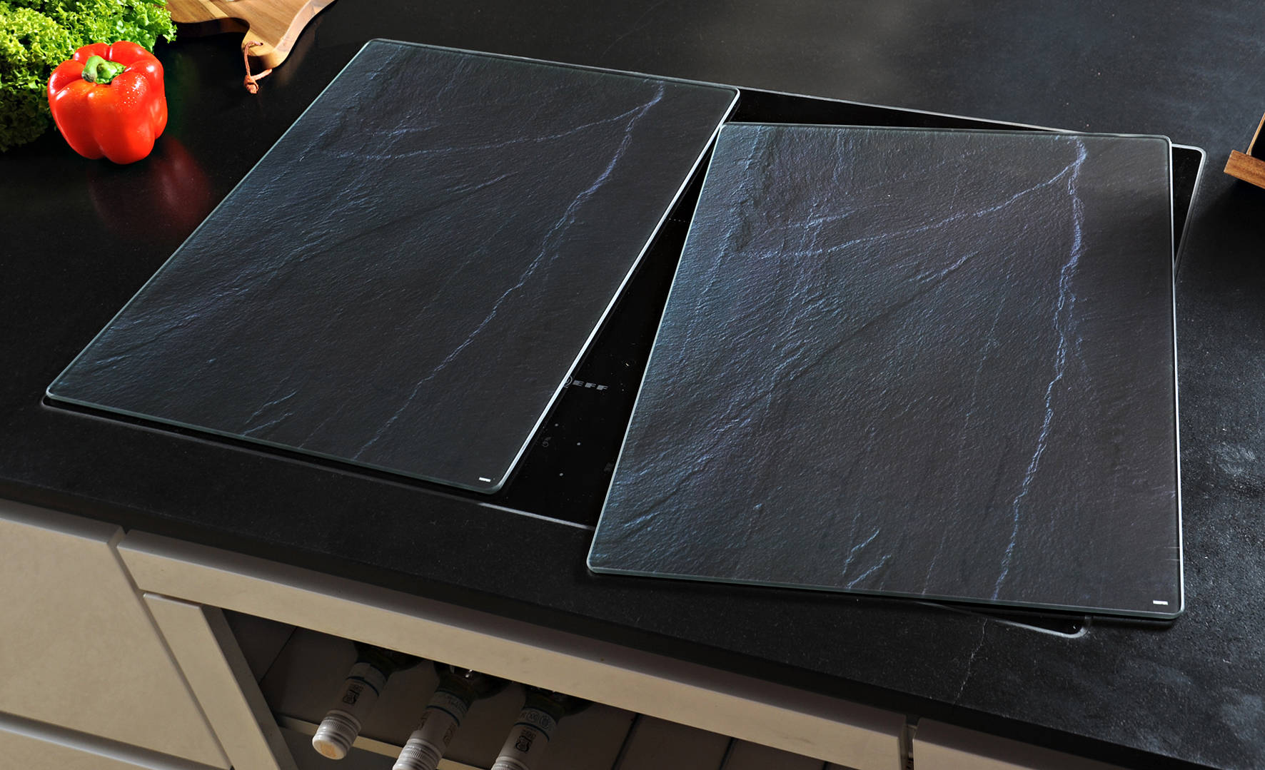Plaque de protection pour cuisinière XL, 2 pièces, KESPER, Kesper ...