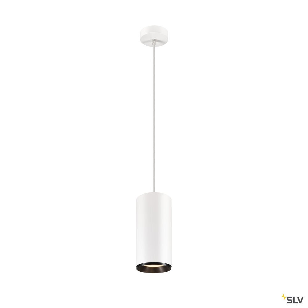 Suspension intérieure SLV NUMINOS® XL 24°, blanc/noir, LED, 36W, 3000K ...