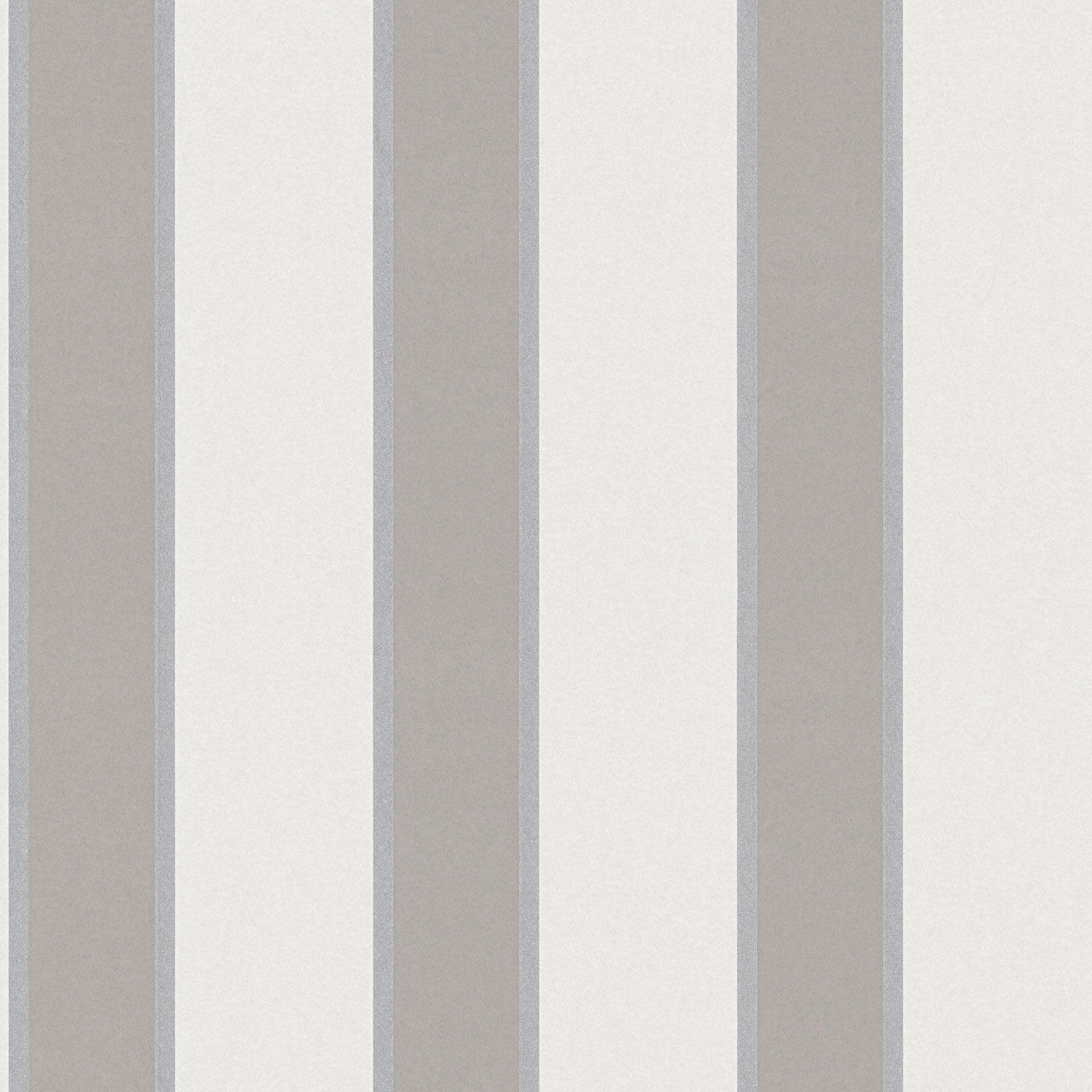 Papier peint rayures gris & argent Tapisserie moderne à rayures idéale ...