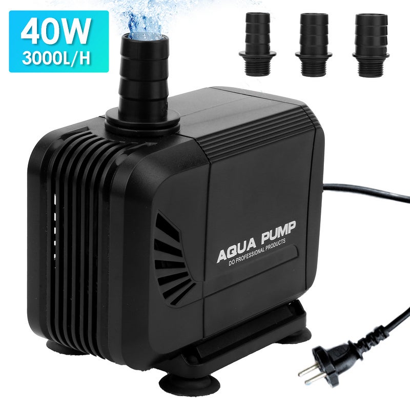 Pompe de fontaine 40W 3000/h, pompe de bassin, pompe de fontaine, pompe de jardin, pompe à ...