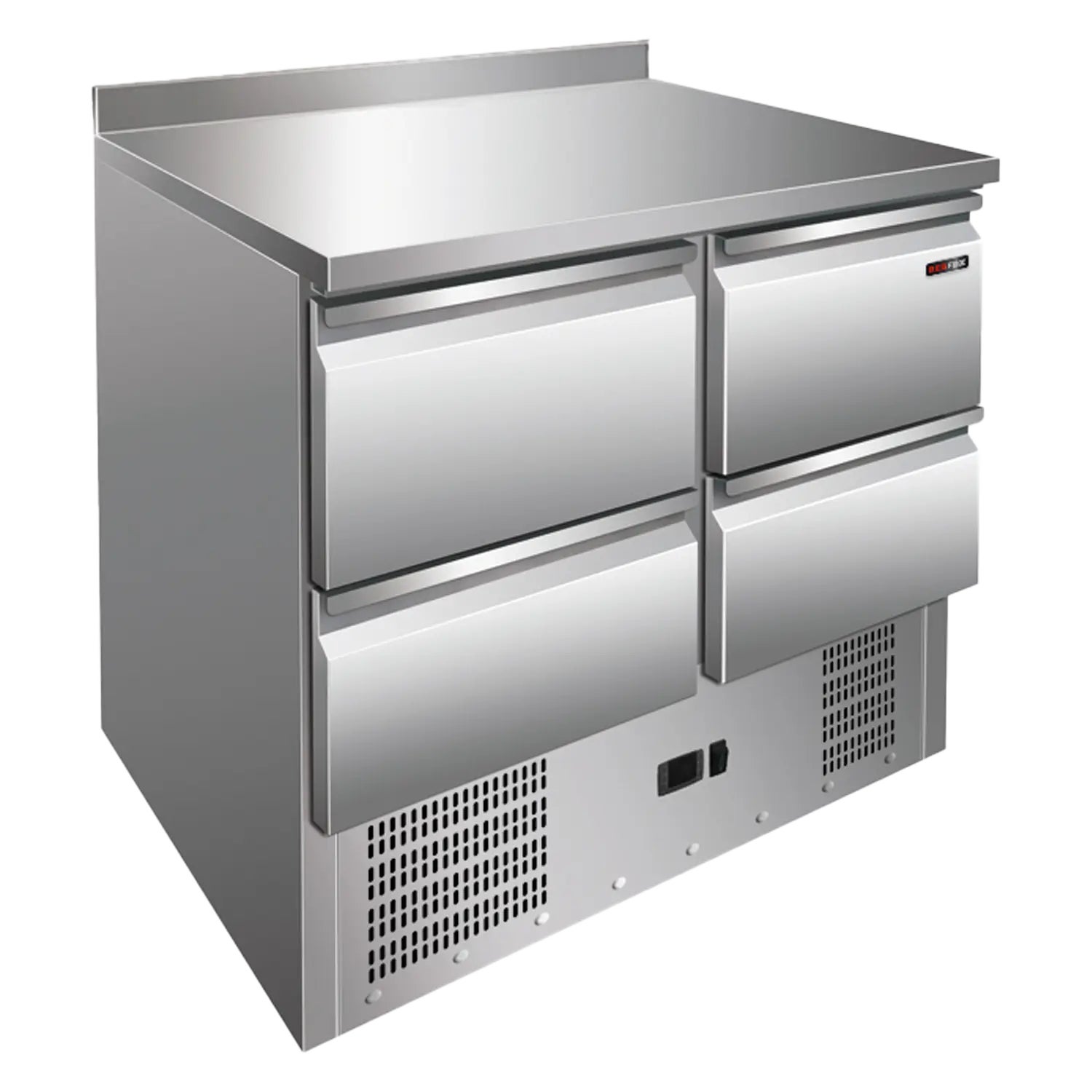 Table réfrigérée positive 2x2 tiroirs MTZ 904 - Redfox | Leroy Merlin