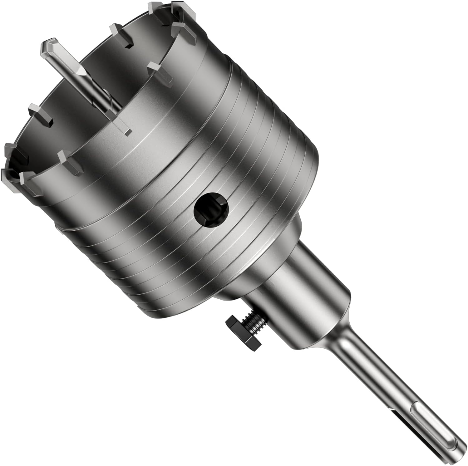 Sierra de corona para hormigón de 65 mm, con vástago de 110 mm y broca ...