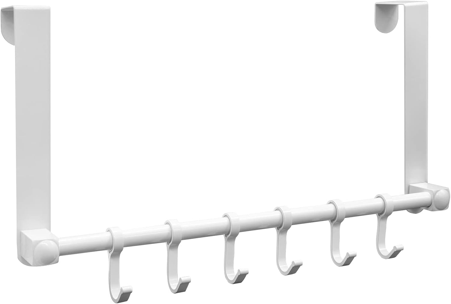 Crochet de porte en aluminium, 6 crochets amovibles, porte organza ...