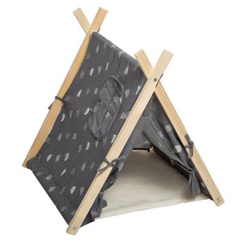 Tente Déco pour Animal "Chat" 57cm Gris | Leroy Merlin