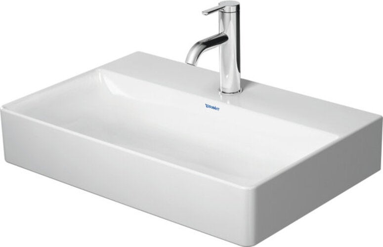 Duravit DuraSquare lavabo Compact, 60x40 cm, sans percement pour la ...