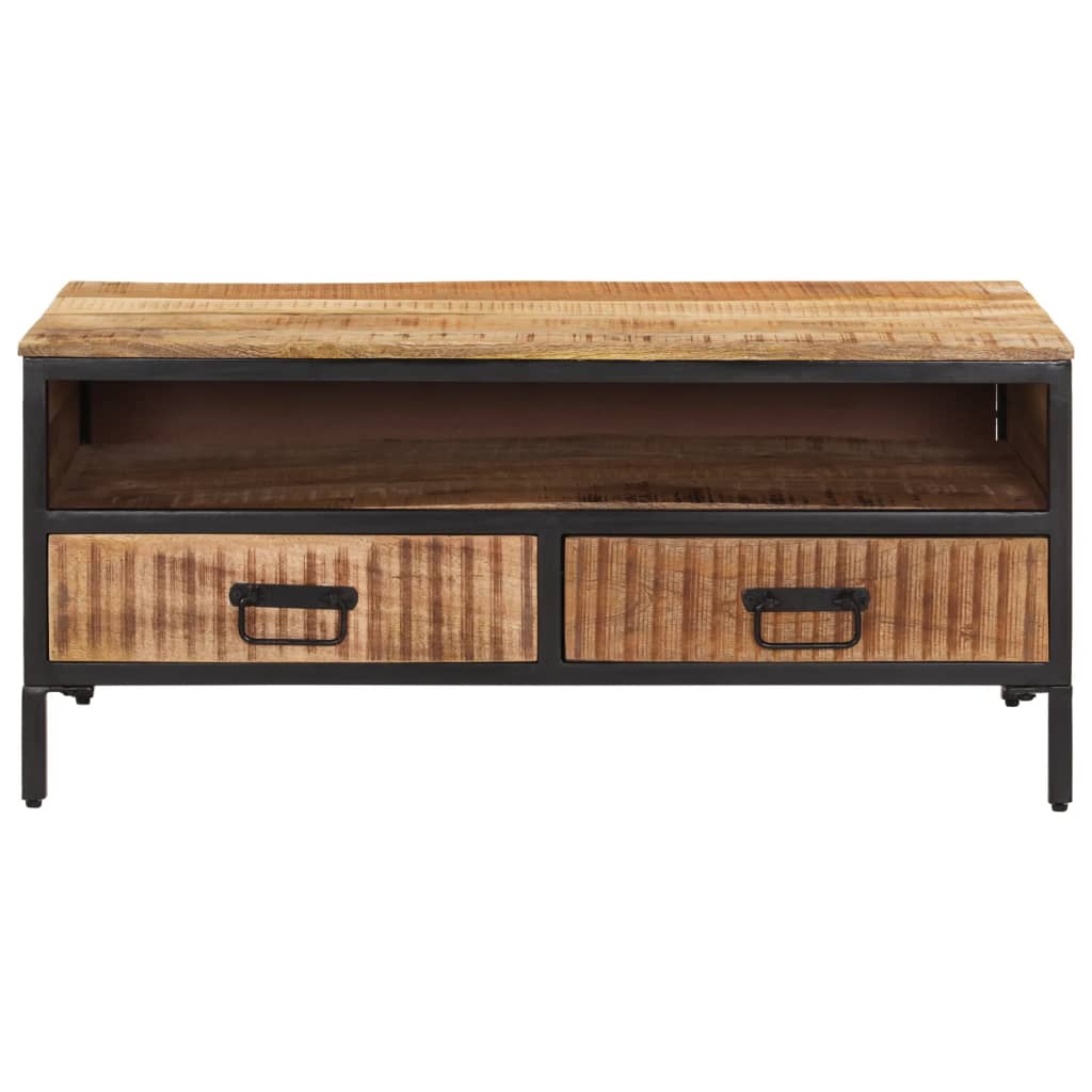 Table basse | Table d'appoint | Table de Salon 90x50x30 cm bois massif ...
