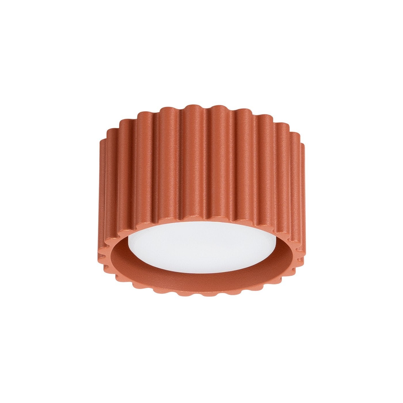 Plafonnier en Aluminium - AURÉLIS - Ocre rouge - IP20 - 10 - Gx53 ...