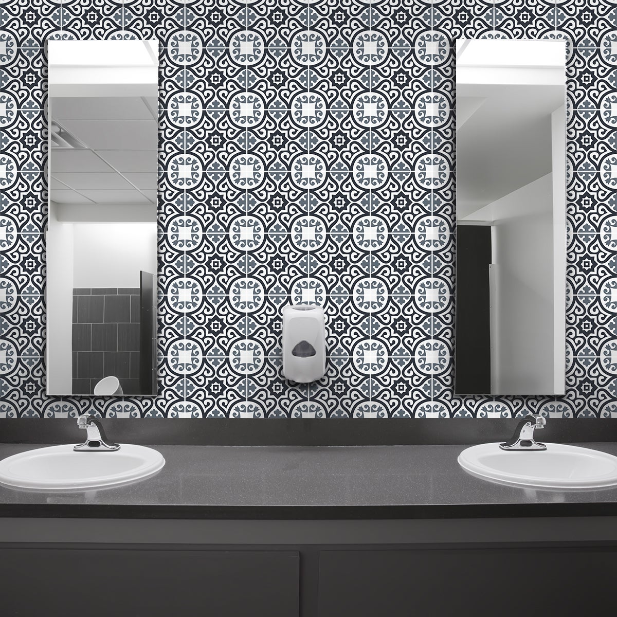 30 vinilos baldosas de cemento azulejos Inda - adhesivo de pared ...