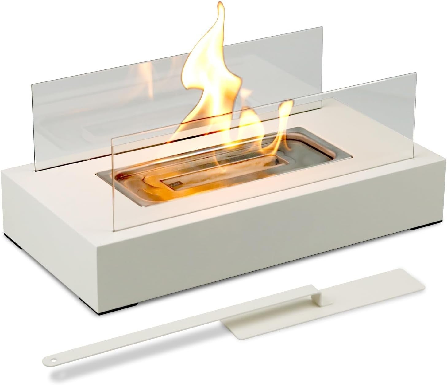 Cheminée de Table Rectangulaire avec Compartiment Séparé – Chauffage à ...